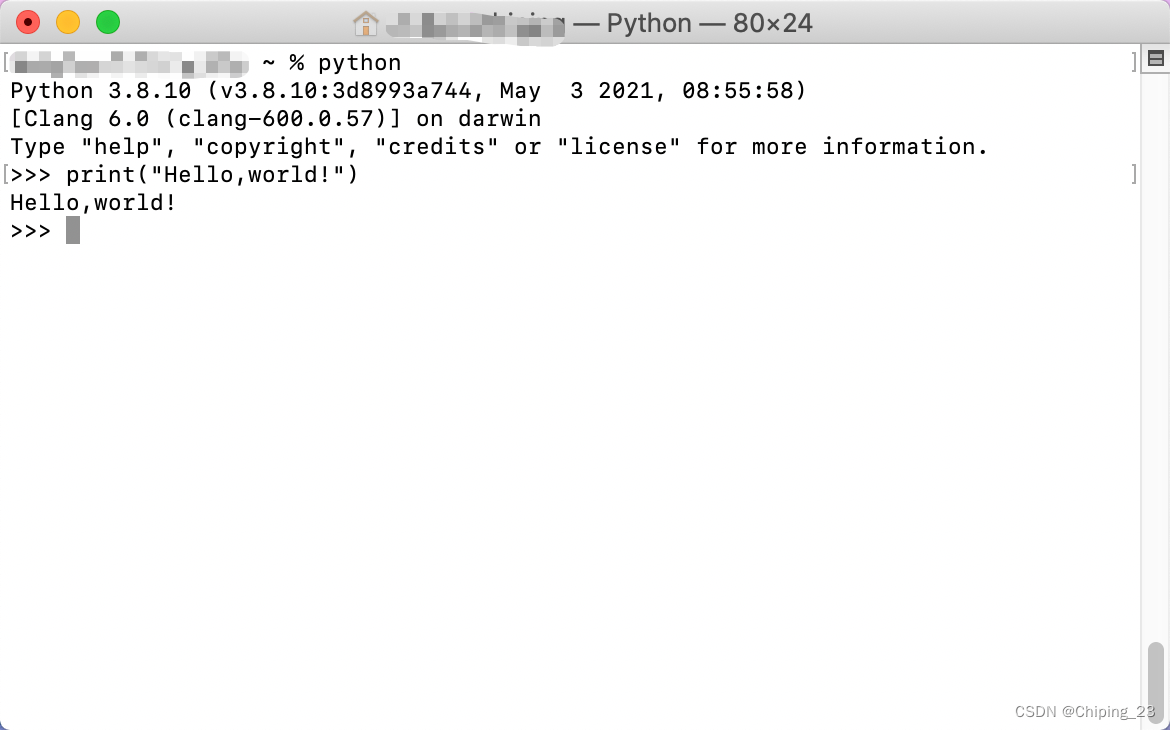 Python学习之路 第三章 第一个程序 Hello Worldpython写第一个程序 Csdn博客