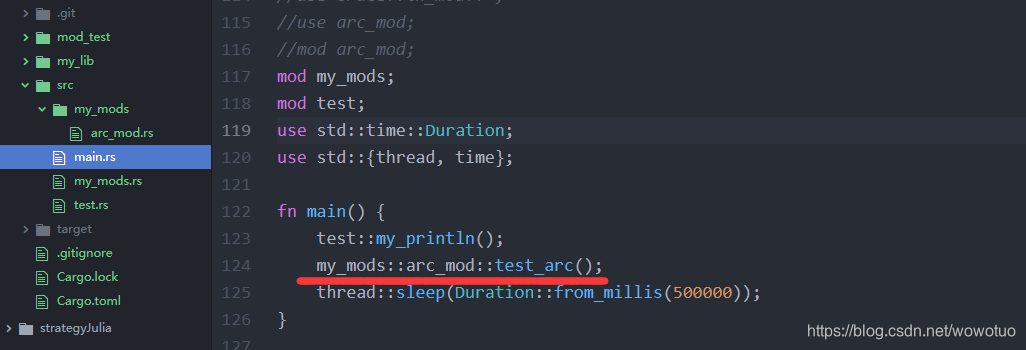 Rust: mod文件、main文件调用_rust main.rs调用文件-CSDN博客