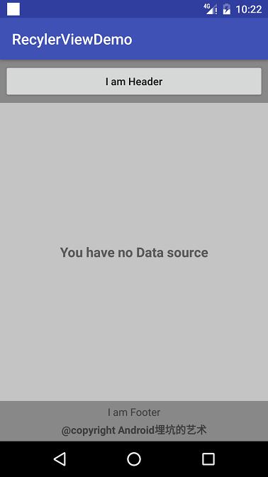 RecyclerView从入门到入神—为RecyclerView添加HeaderView, FooterView和EmptyView（二）_recyclerview headerview-CSDN博客