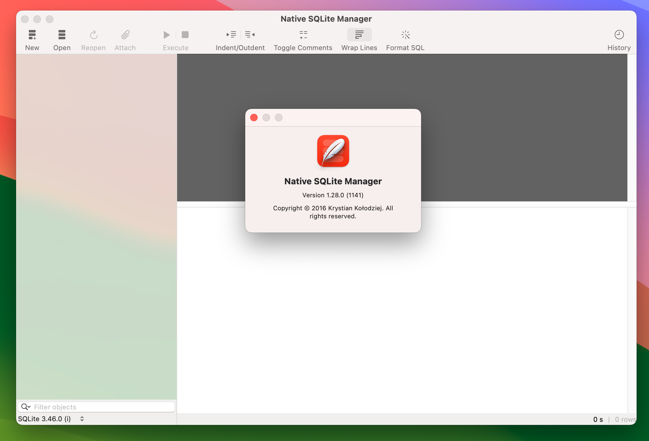 Native Sqlite Manager For Mac V1280 极简sqlite数据库管理器 激活版 Csdn博客 