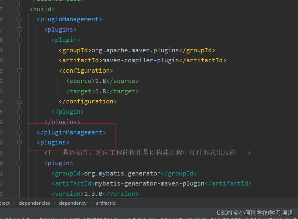 Plugin ‘org.mybatis.generator:mybatis-generator-maven-plugin:1.3.2’ not found_unresolved plugin ...