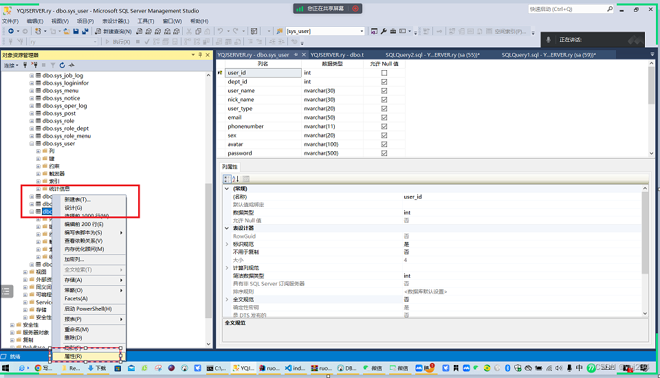 若依分离版SQL Server开发和使用教程_ruoyi sqlserver-CSDN博客