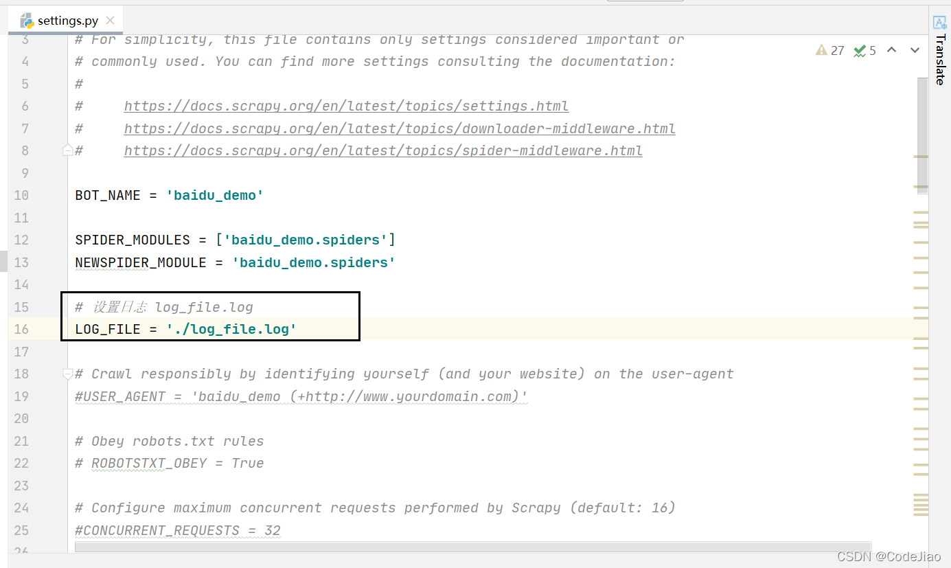 Python爬虫 scrapy -- scrapy 日志信息和日志等级、scrapy shell的使用、scrapy post请求-CSDN博客