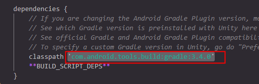 记录Unity 打包APK 错误 The option ‘android.enableR8’ is deprecated and should not be used anymore.解决方案 ...