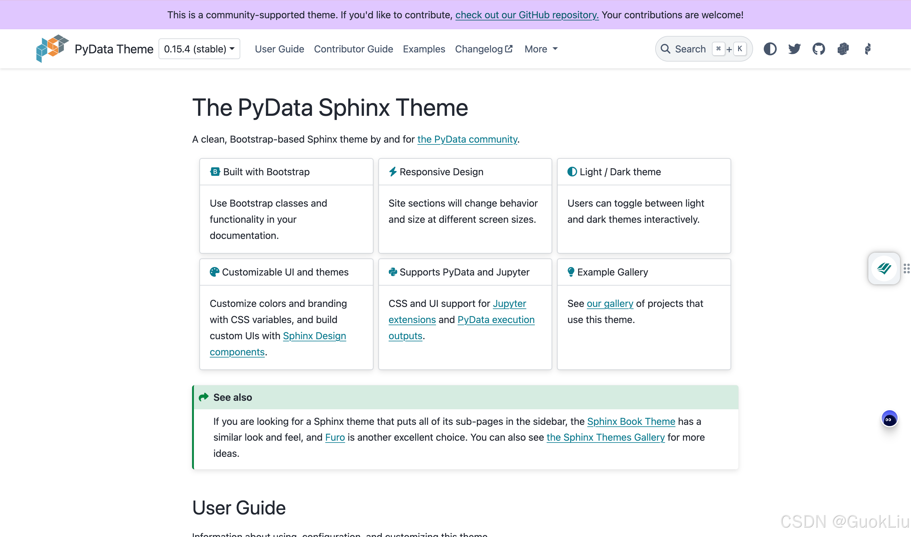 240707-Sphinx配置Pydata-Sphinx-Theme-CSDN博客