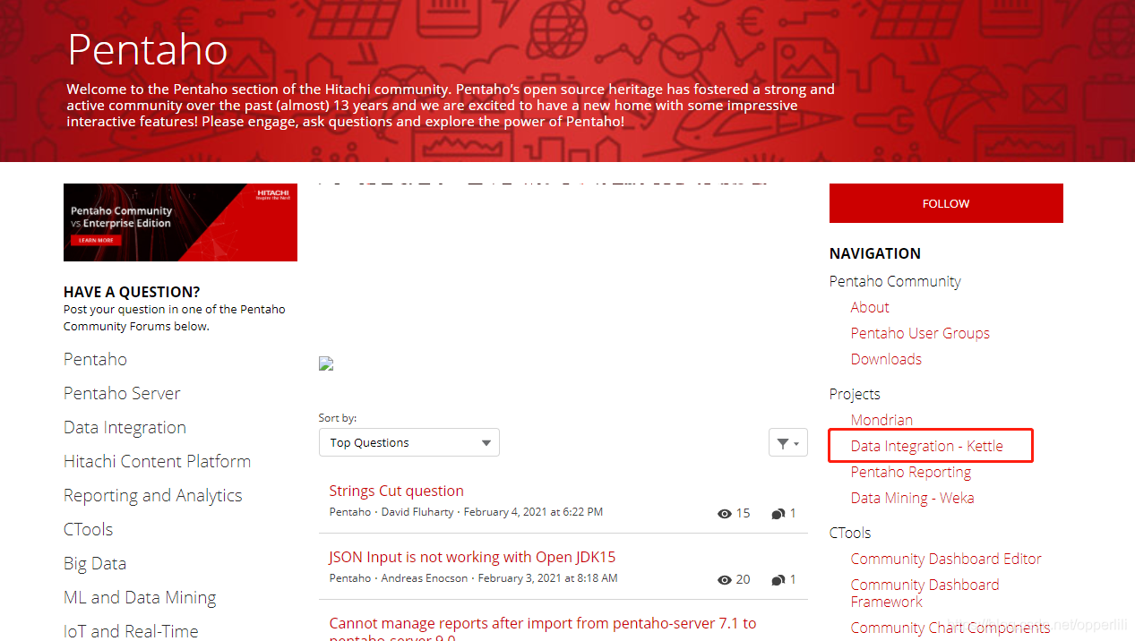 DeepOps的ETL小笔记-pentaho（pdi）kettle下载_pentaho data integration下载-CSDN博客