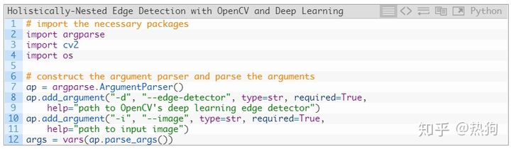 边缘检测 使用 OpenCV 和 深度学习 进行 整体嵌套边缘检测_深度学习 边缘检测-CSDN博客