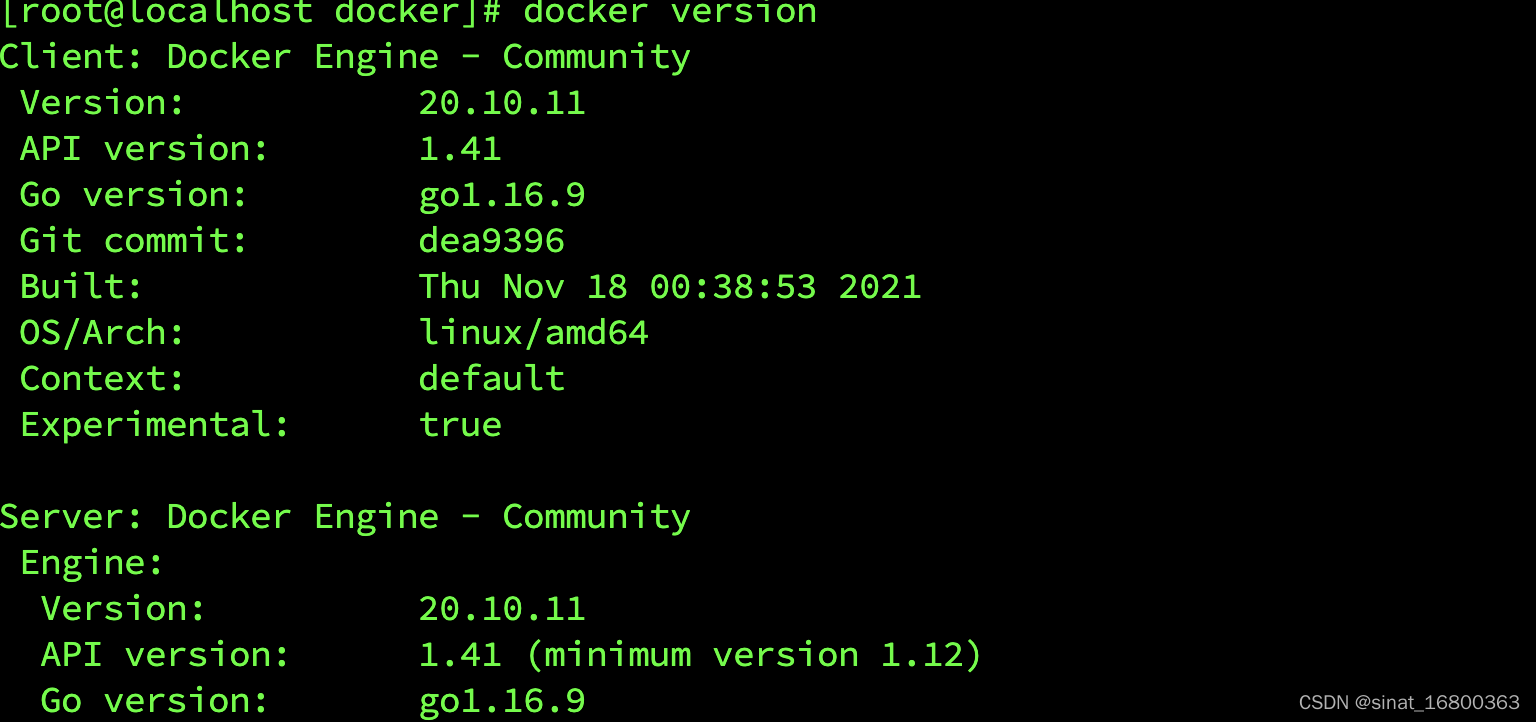 Linux 下 docker 的安装 版本Version: 20.10.11、zookeeper和kafka_linux安装20.10.11docker-CSDN博客