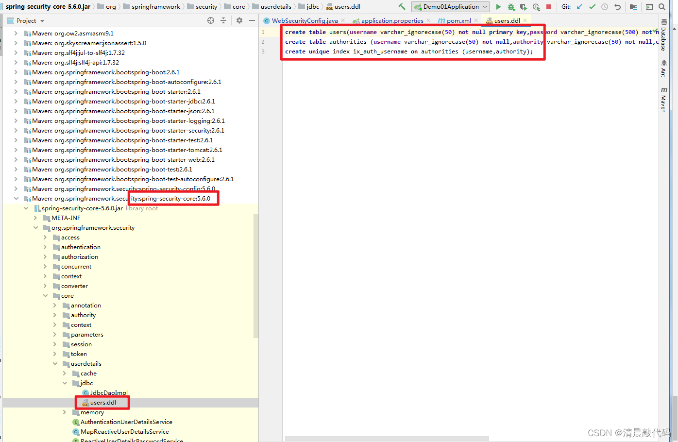 spring security——学习笔记（day03）-UserDetailsService 修改获取数据方式_userdetailsservice.loaduserbyusername ...