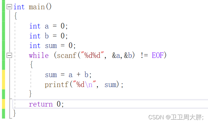 关于EOF与scanf的应用_scanf不等于eof是什么意思-CSDN博客