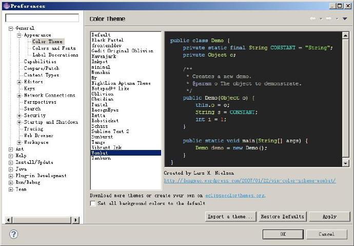 eclipse背景颜色修改插件color theme_eclipse背景插件-CSDN博客