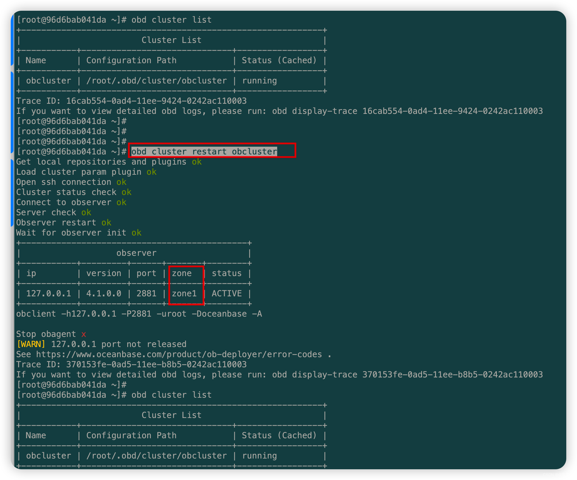 OceanBase—01（入门篇——使用docker安装OceanBase以及介绍连接OB的几种方式）-CSDN博客
