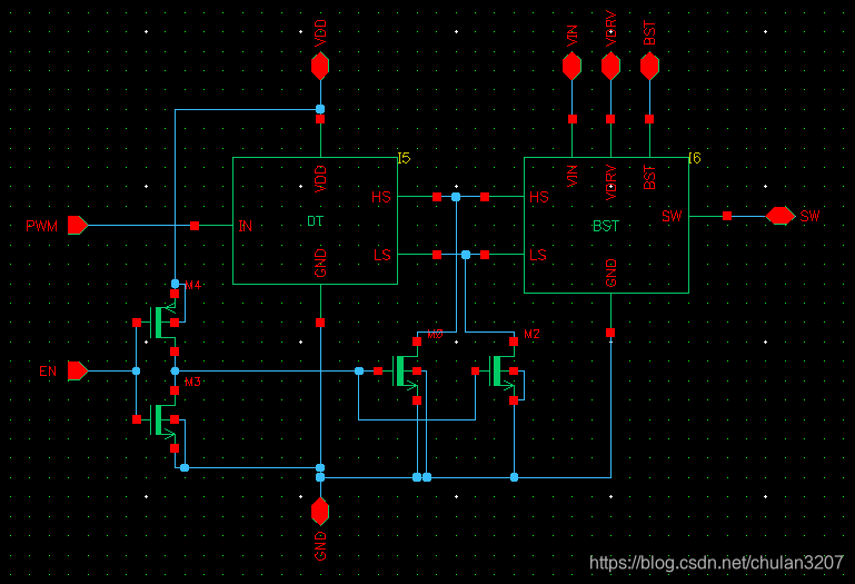 DrMOS电路工作原理与仿真分析-CSDN博客