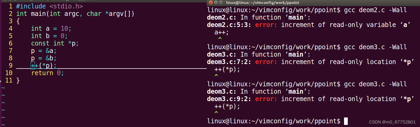 void 指针 和const修饰符_void const-CSDN博客