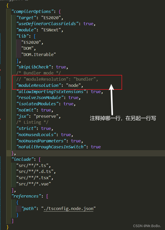Vue3模块找不到问题解决:找不到模块‘vue ‘。你的意思是将 模块解决方案”选项设置为 节点”,还是添加ali找不到模块 Vue”。你的