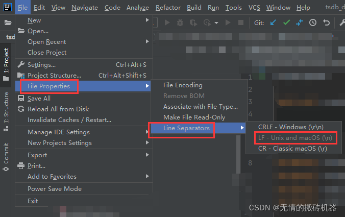 IDEA批量实现CRLF转换成LF问题_idea crlf lf-CSDN博客