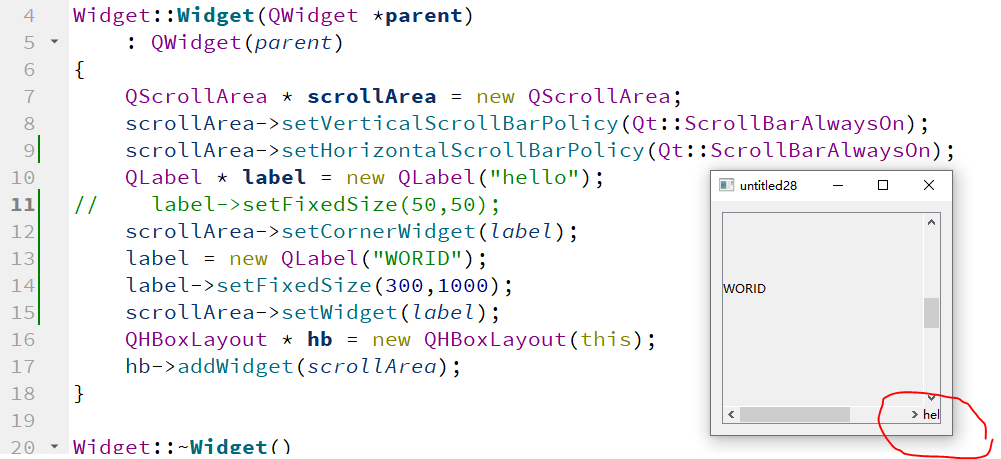 QAbstractScrollArea、QScrollArea-CSDN博客