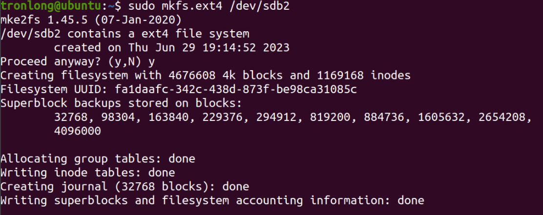 磁盘分区、格式化、挂载——parted命令、mkfs命令_parted格式化磁盘-CSDN博客
