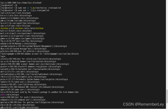 【Linux】正则表达式实验操作实例_用awk打印整个pwd.txt(以下操作都是用awk工具实现,针对pwd.txt)-CSDN博客