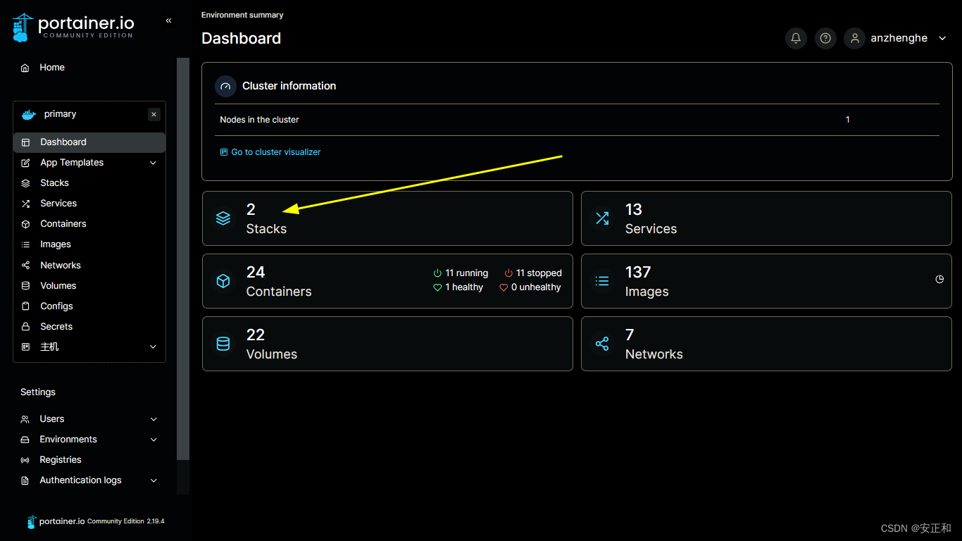 Docker图形用户界面Web UI portainer_dockerweb面板-CSDN博客
