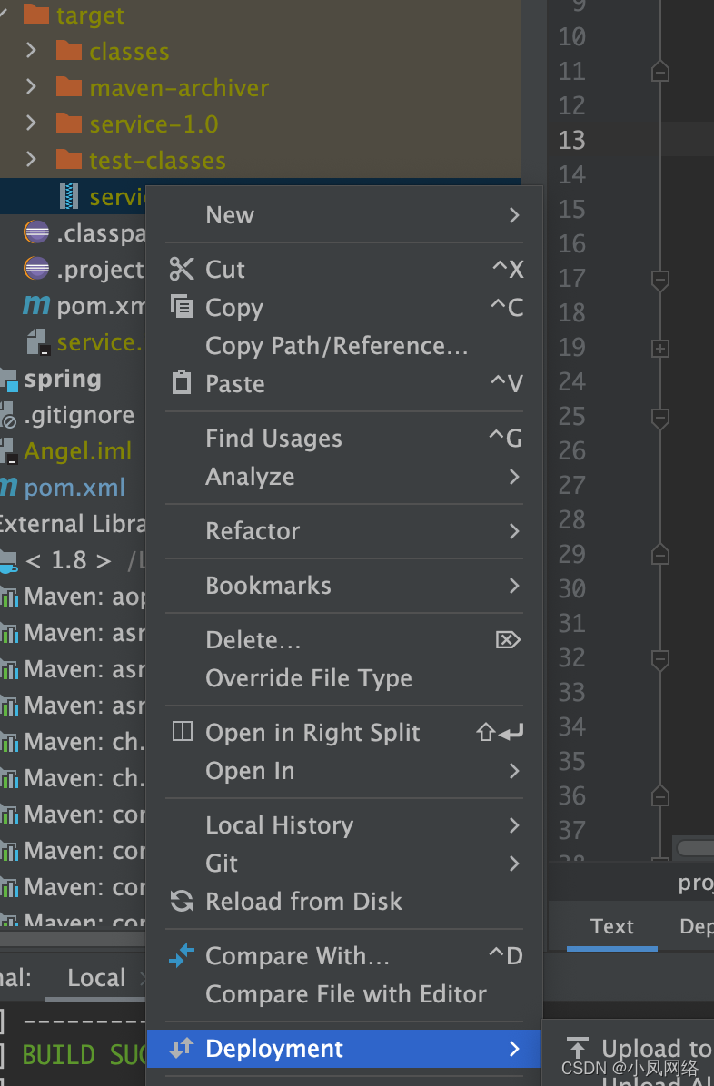 使用Idea中的 Deployment 实现打包自动部署_idea deployment-CSDN博客