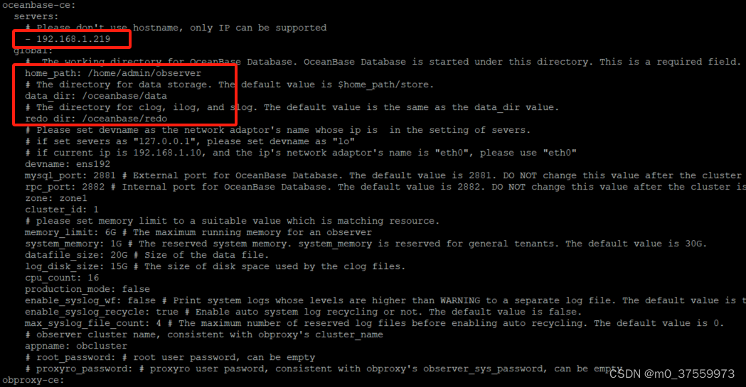 OceanBase：02-单机部署(生产环境)_oceanbase 单机部署-CSDN博客