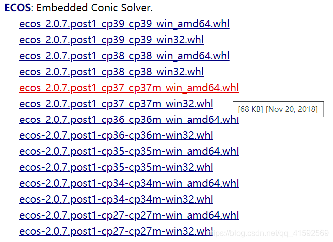 cvxopt、cvxpy安装过程及注意事项_cvxopt cvxpy-CSDN博客