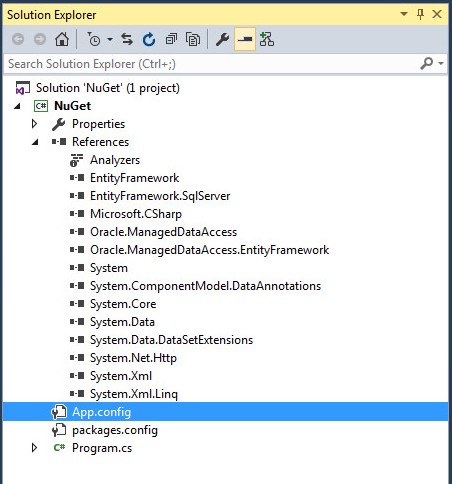 用NuGet安装 Oracle ODP.NET_从源“nuget.org”检索“orac-CSDN博客