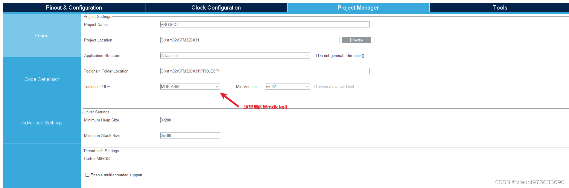 STM32C031C6 试用之点灯和xprintf移植-CSDN博客