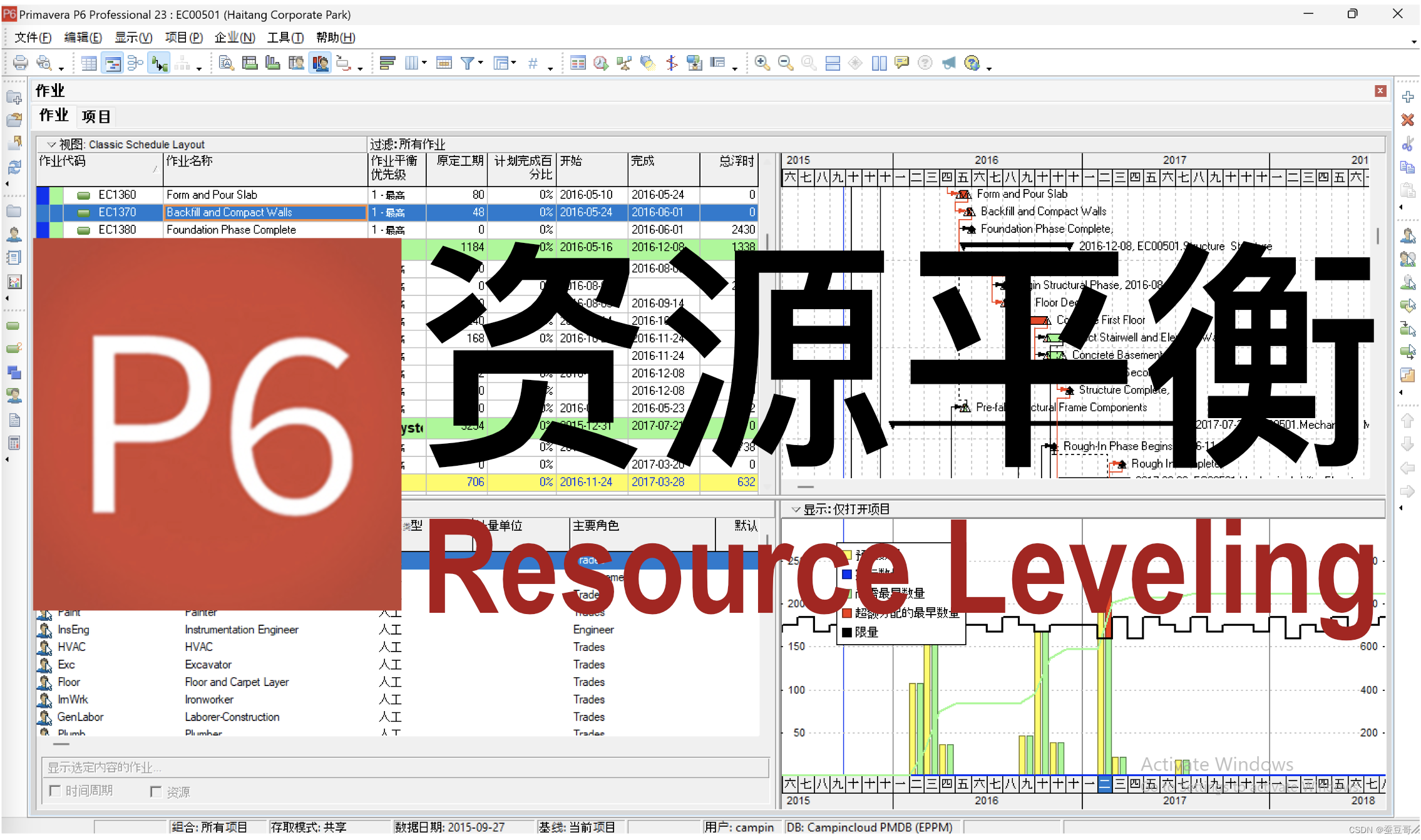 P6技巧：关于项目管理中的资源平衡(Resource leveling)_p6管理方案-CSDN博客