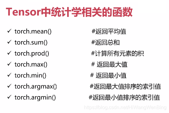 Pytroch系列 9 :pytorch基础 张量元素的统计运算如果相求张量元素的分位数在pytorch中可以使用哪些函数实现 Csdn博客