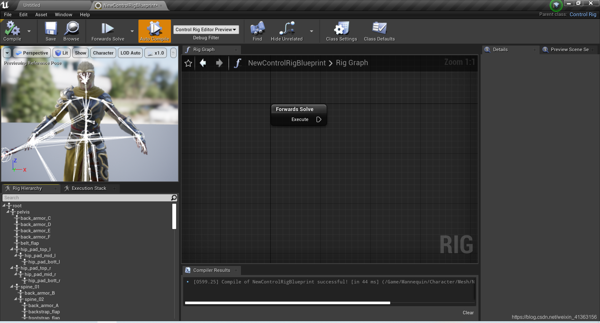 UE4之Control Rig_ue control rig-CSDN博客