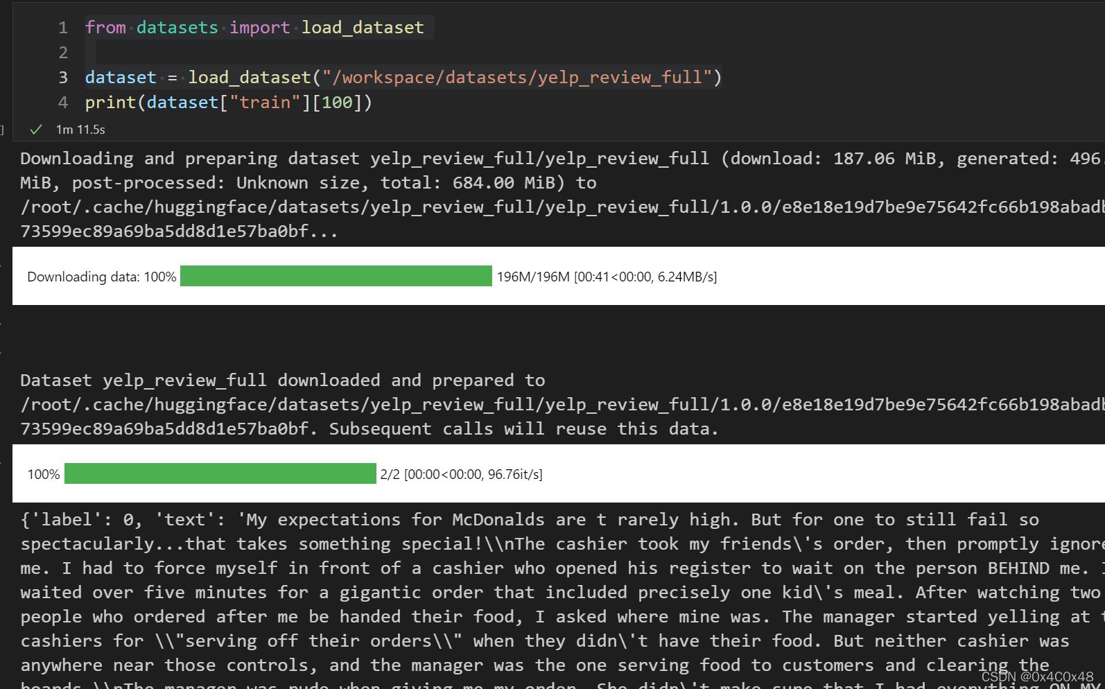 解决在使用huggingface下载数据集失败的问题(ConnectionError)_connection to huggingface.co timed out.-CSDN博客