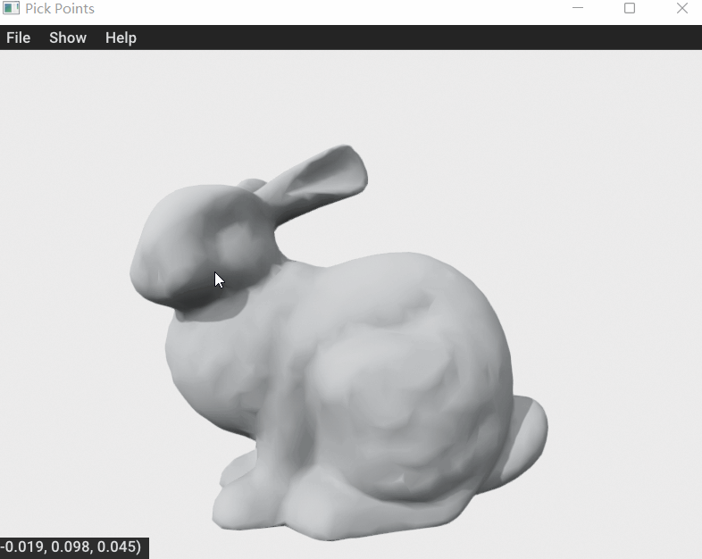 Open3D-GUI系列教程（五）鼠标事件（拾取顶点）_open3d教程-CSDN博客