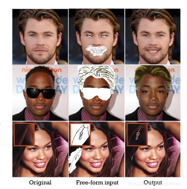 SC-FEGAN: Face Editing Generative Adversarial Network with User’s Sketch and Color-CSDN博客