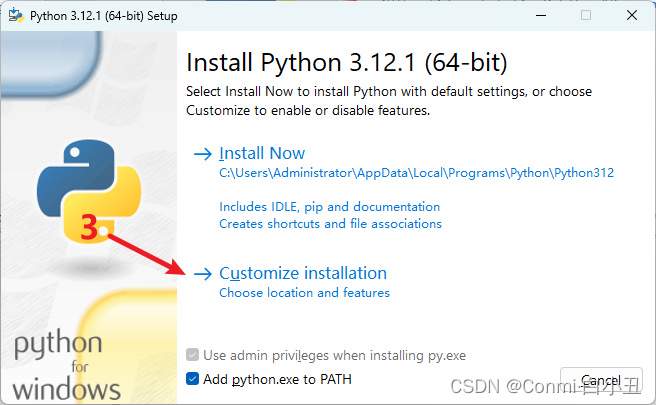Conmi的正确答案——Windows安装Python_cuml windows安装-CSDN博客