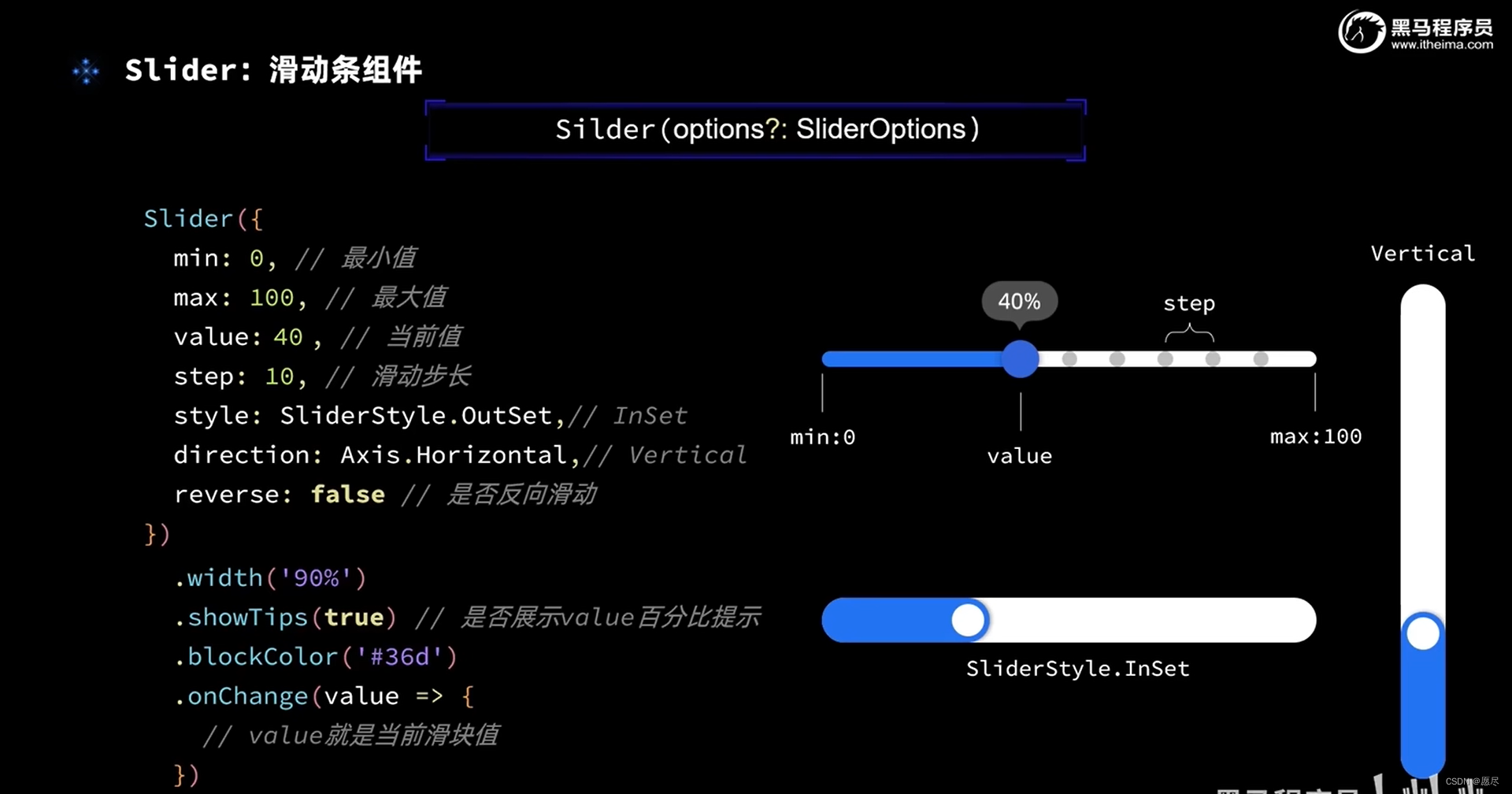 HarmonyOS【ArkUI组件--Slider】_el-slider如何改变把滑块变成图片呢-CSDN博客