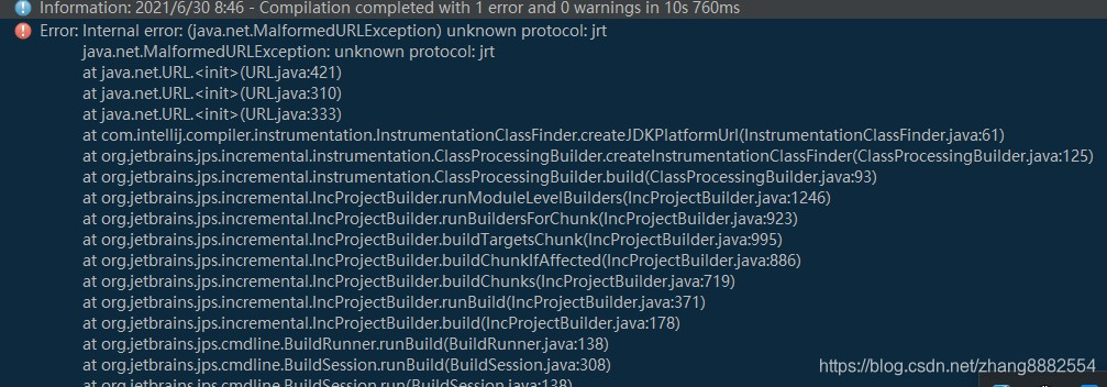 java.net.MalformedURLException: unknown protocol: jrt 异常解决方法-CSDN博客