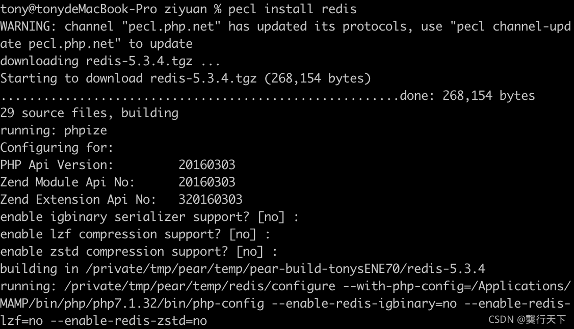 MAC系统快速搭建MAMP 环境下安装Redis扩展_mamp使用redis-CSDN博客