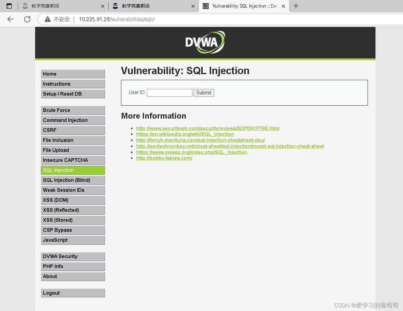 Sql Sqlmap注入sqlmap 注入点 Csdn博客