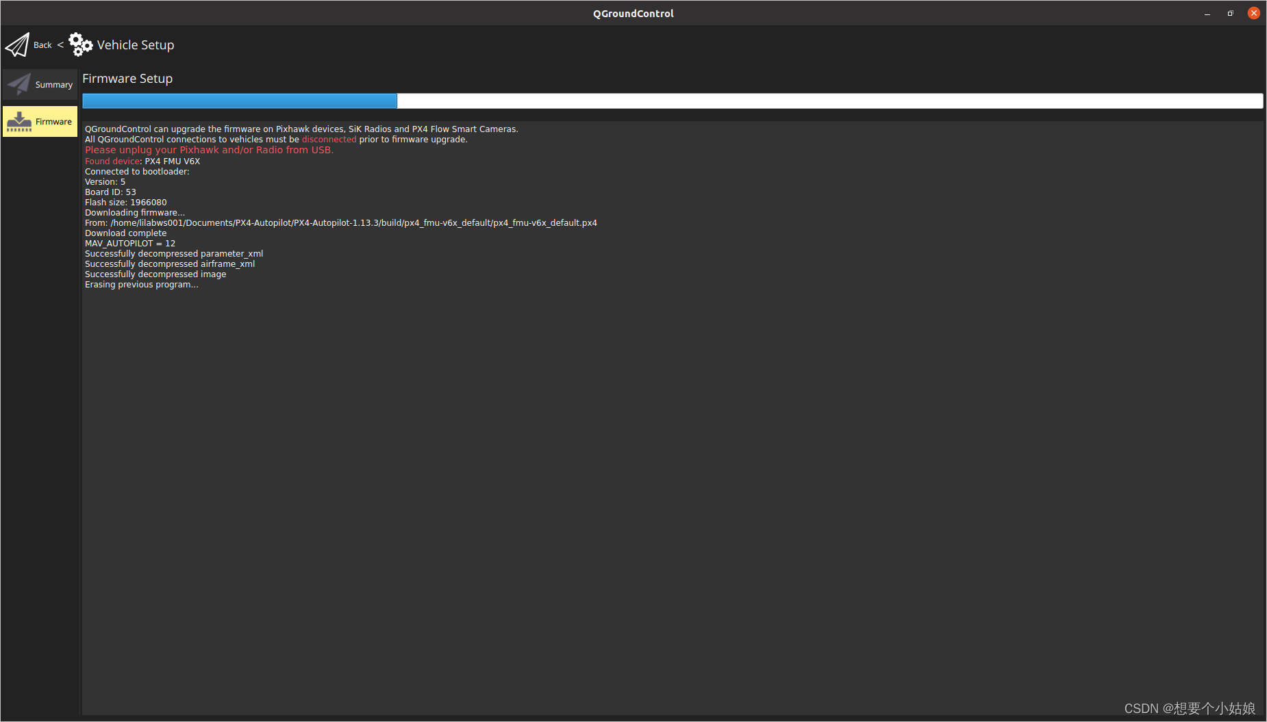 Jetson Orin NX 开发指南（8）: Pixhawk 6X 飞控固件的烧写与 QGroundControl 参数设置_px4 userguide-CSDN博客