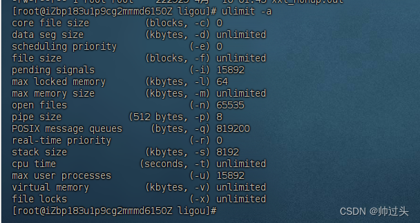 try “ulimit -c unlimited“ before starting Java again错误的排查记录_try "ulimit -c unlimited" before ...