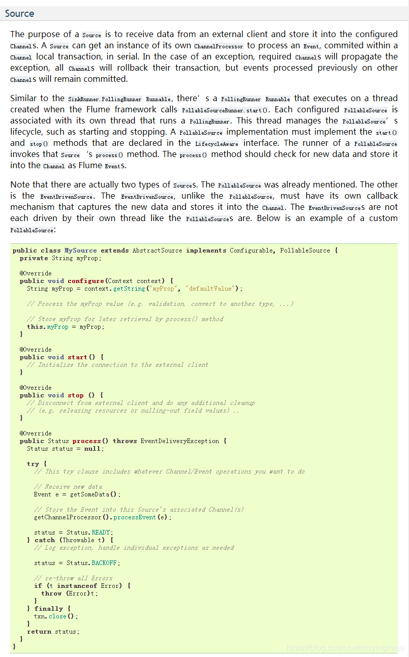Flume 自定义Source、Sink和Interceptor_flume customersink-CSDN博客