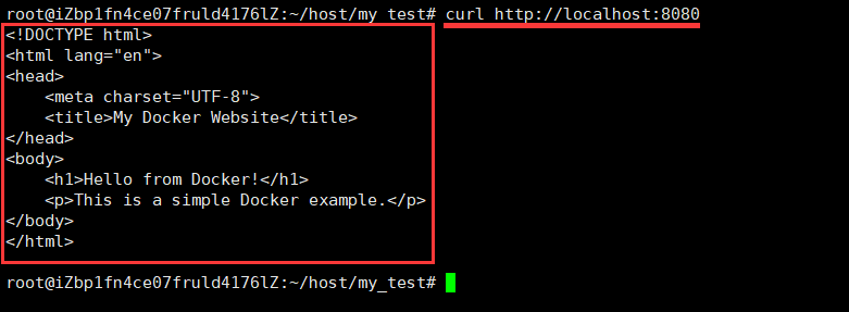 【docker】Docker的基本指令和HTML/PYTHON/C++的简单创建示例_docker html-CSDN博客