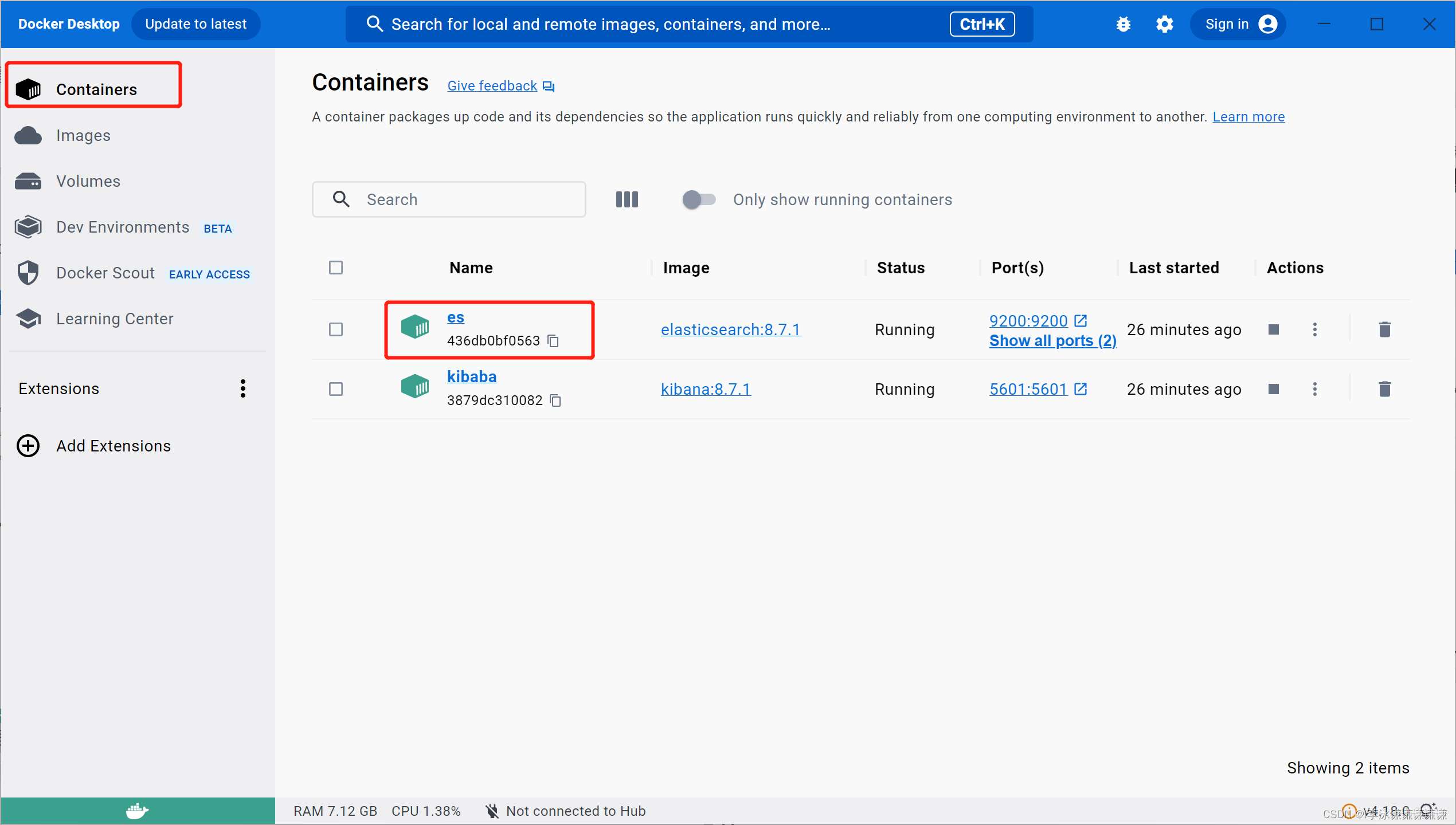 Windows基于docker安装elasticsearch和 Kibana笔记windows Docker Elasticsearch Csdn博客