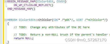 MFC动态设置CEdit、CStatic文字颜色和背景颜色（修改控件方式）_cstatic 背景颜色-CSDN博客