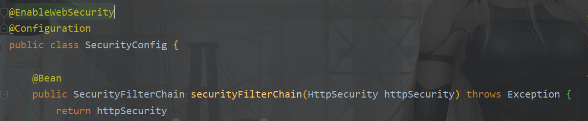 无法自动装配。找不到 ‘HttpSecurity‘ 类型的 Bean。-CSDN博客