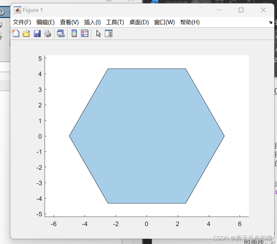 绘制一个蓝色的正六边形 Matlabmatlab画六边形的代码 Csdn博客