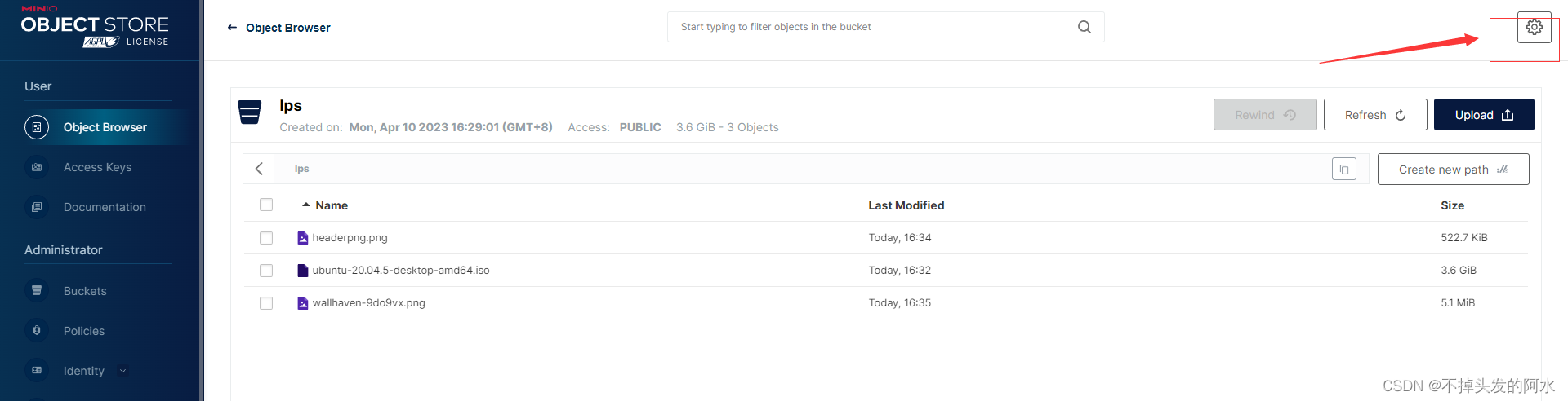 MinIO安装配置访问以及SpringBoot整合MinIO_minio访问地址-CSDN博客